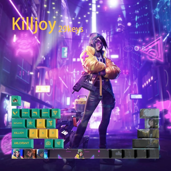 Valorant Killjoy Keyboard - Etsy