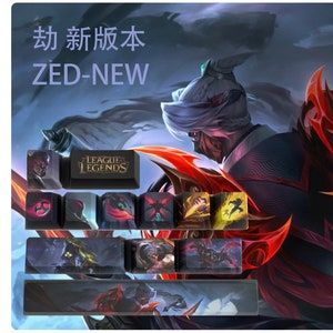 League of Legends Zed design 2 Keycaps OEM Profile - Etsy