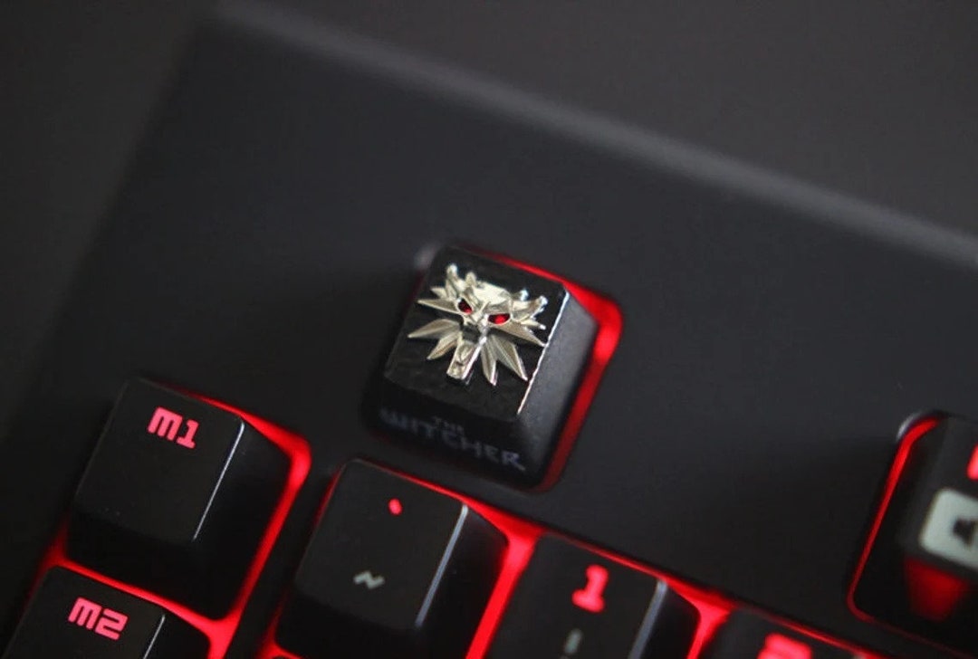 The Witcher Logo Aluminium Keycap Gaming Custom - Etsy UK