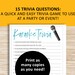 Karaoke Trivia Game, Party Printable, Instant Download Games, Music ...
