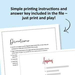 1920s Trivia Game, 20s History, Pop Culture Printable Games, Instant ...