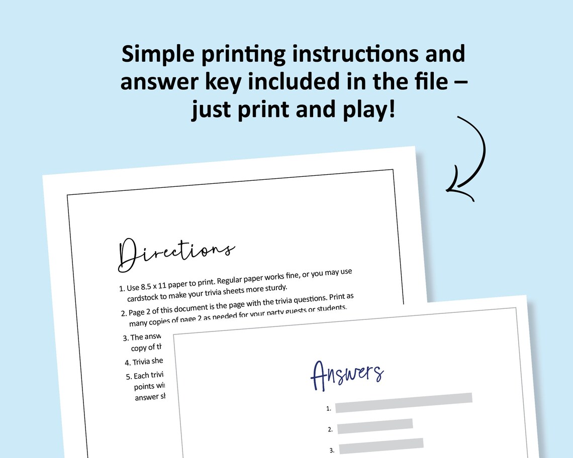 Puerto Rico Trivia Game, History Questions Printable, Instant Download ...