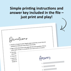 Puerto Rico Trivia Game, History Questions Printable, Instant Download ...