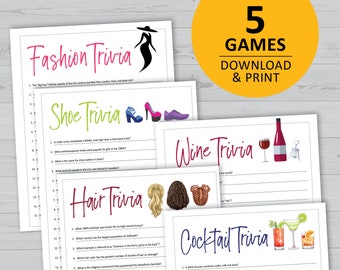 Ladies Night Feud Bachelorette Party Adult Trivia Game Printable Game ...