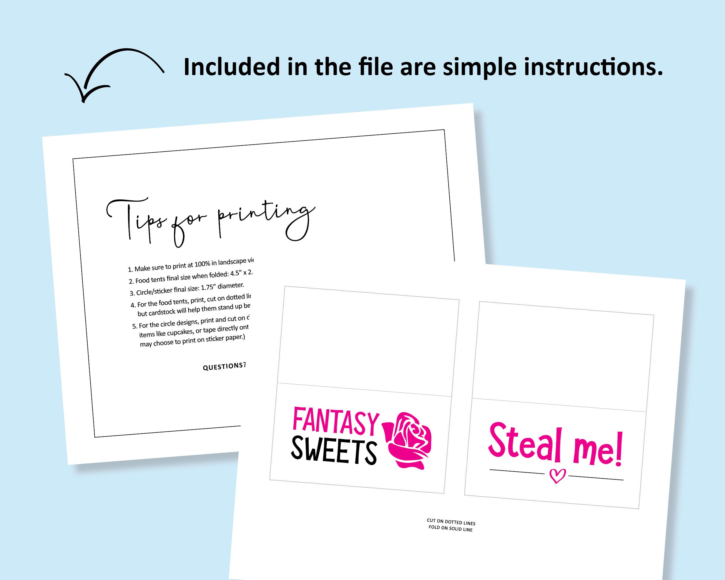 The Bachelor Food Signs, TV Show Watch Party Printable Labels ...