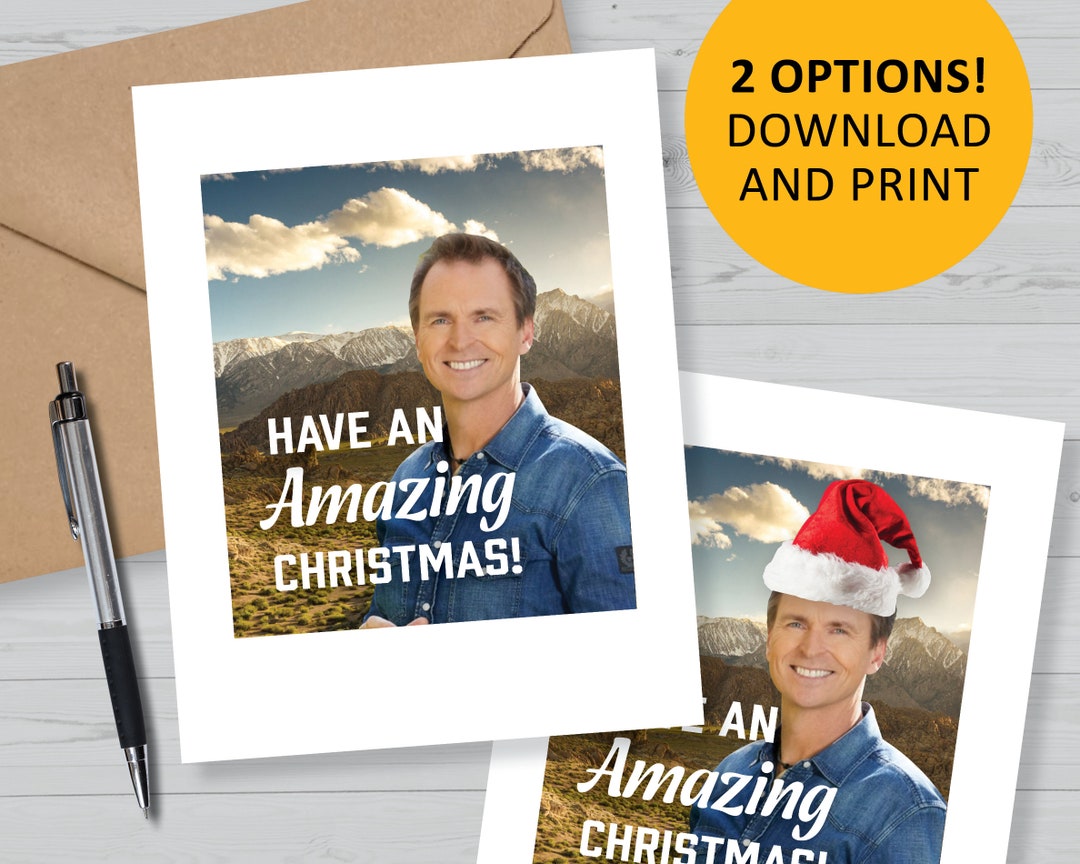 The Amazing Race Christmas Card, Tv Show Printable Greeting Cards, Phil ...