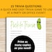 Pickle Trivia Game Printable, Instant Download, Party Games, Questions ...