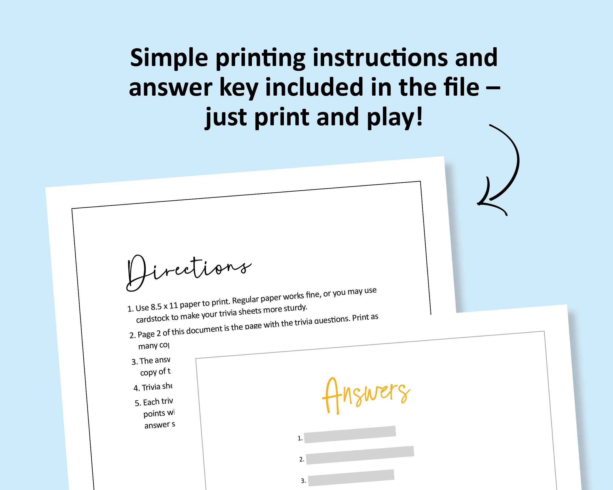 Cheese Trivia Game, Printable, Instant Download, Party Games, Questions ...