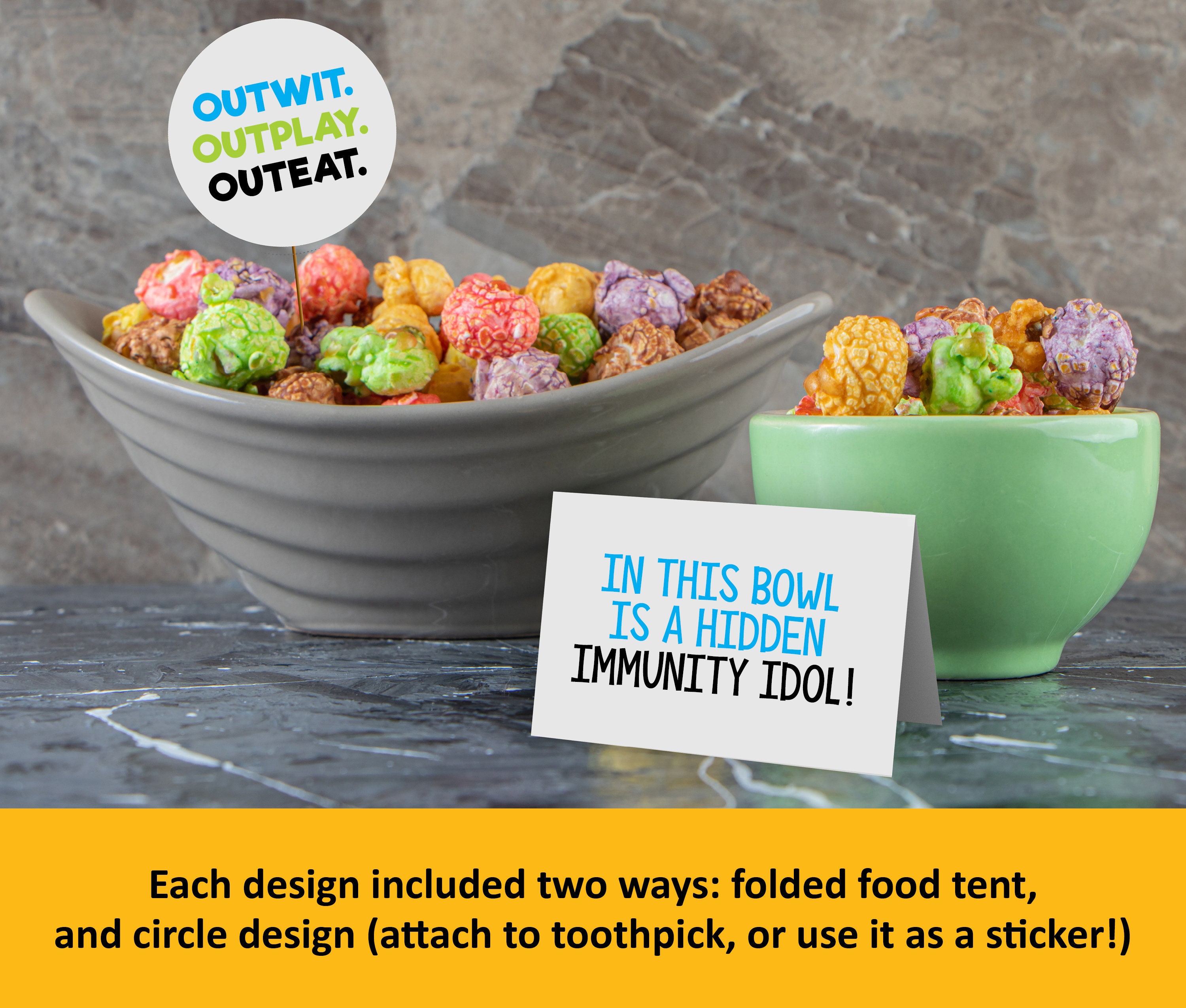 Survivor Party Decor Bundle, Tv Show Printable Food Signs, Photo Booth ...