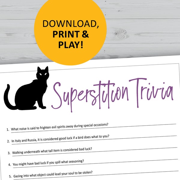 Halloween Superstitions - Etsy