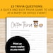 Coffee Trivia Game, Printable Games, Instant Download, Office Party ...