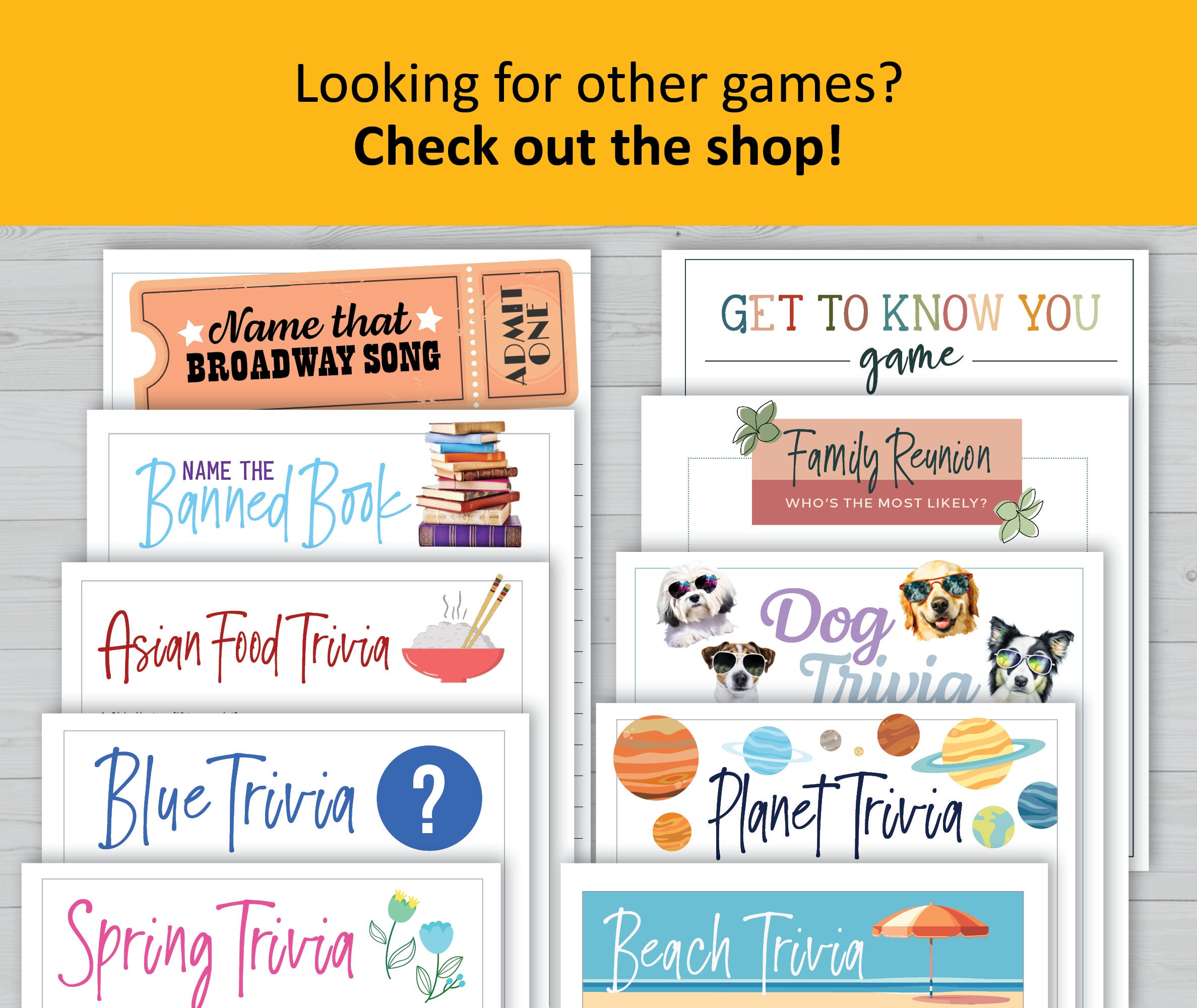 Indiana Trivia Game, Printable, U.S. State Instant Download, Family ...