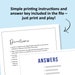 Indiana Trivia Game, Printable, U.S. State Instant Download, Family ...