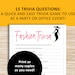 Fashion Trivia Game, Designers Printable, Instant Download, Party Games ...