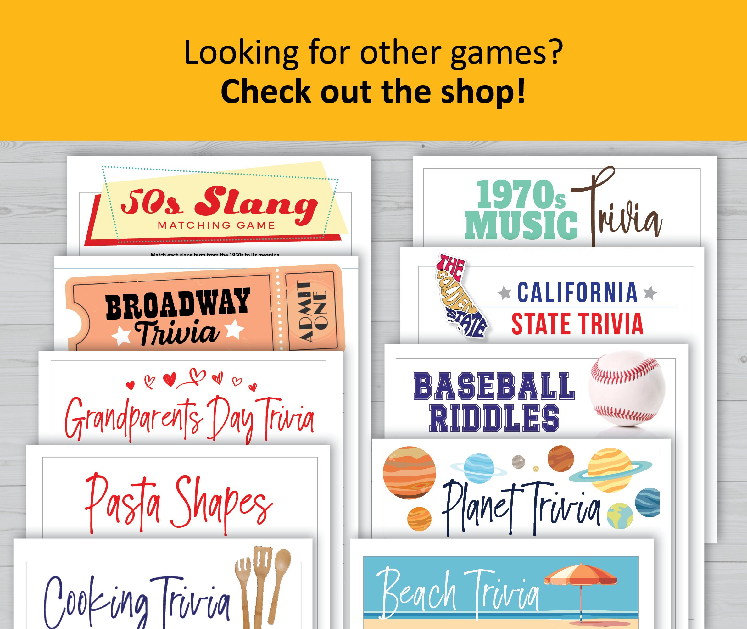 1970s Slang Game, Matching Printable, 70s Theme Party, Decades Trivia ...