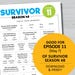 Survivor Tv Show Game, Word Scrambles, Watch Party Printable ...