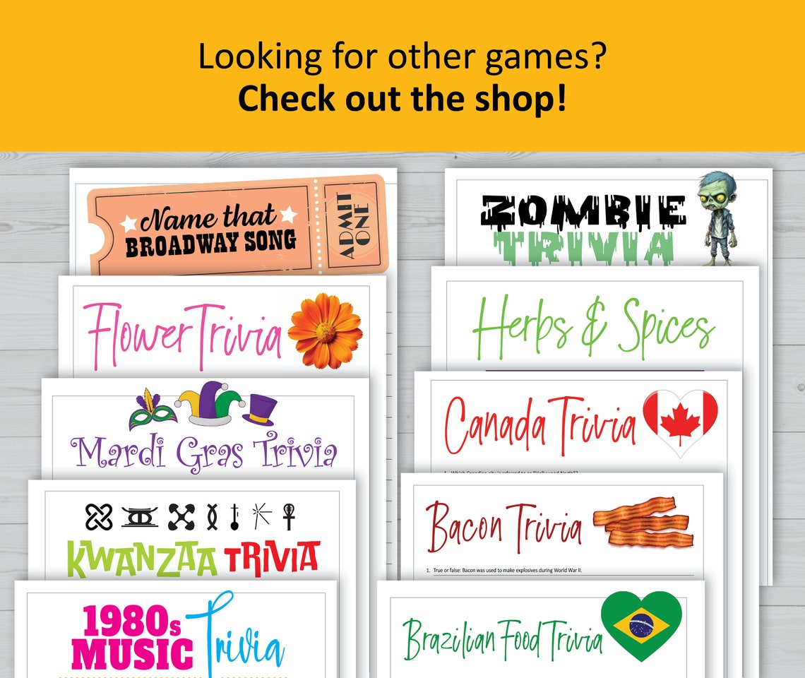 Alaska Trivia Game, Printable, U.S. State Instant Download, Family ...