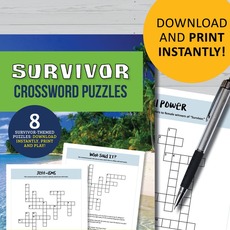 Survivor Puzzles - Etsy
