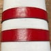 Plain Leather Arm Garters | Sleeve Garter | Armband | Sleeve Holder ...