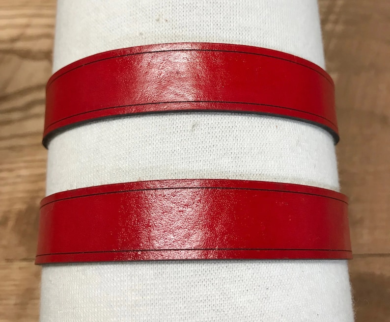 Handmade Plain Leather Arm Garters | Adjustable Sleeve Holder Bands for ...
