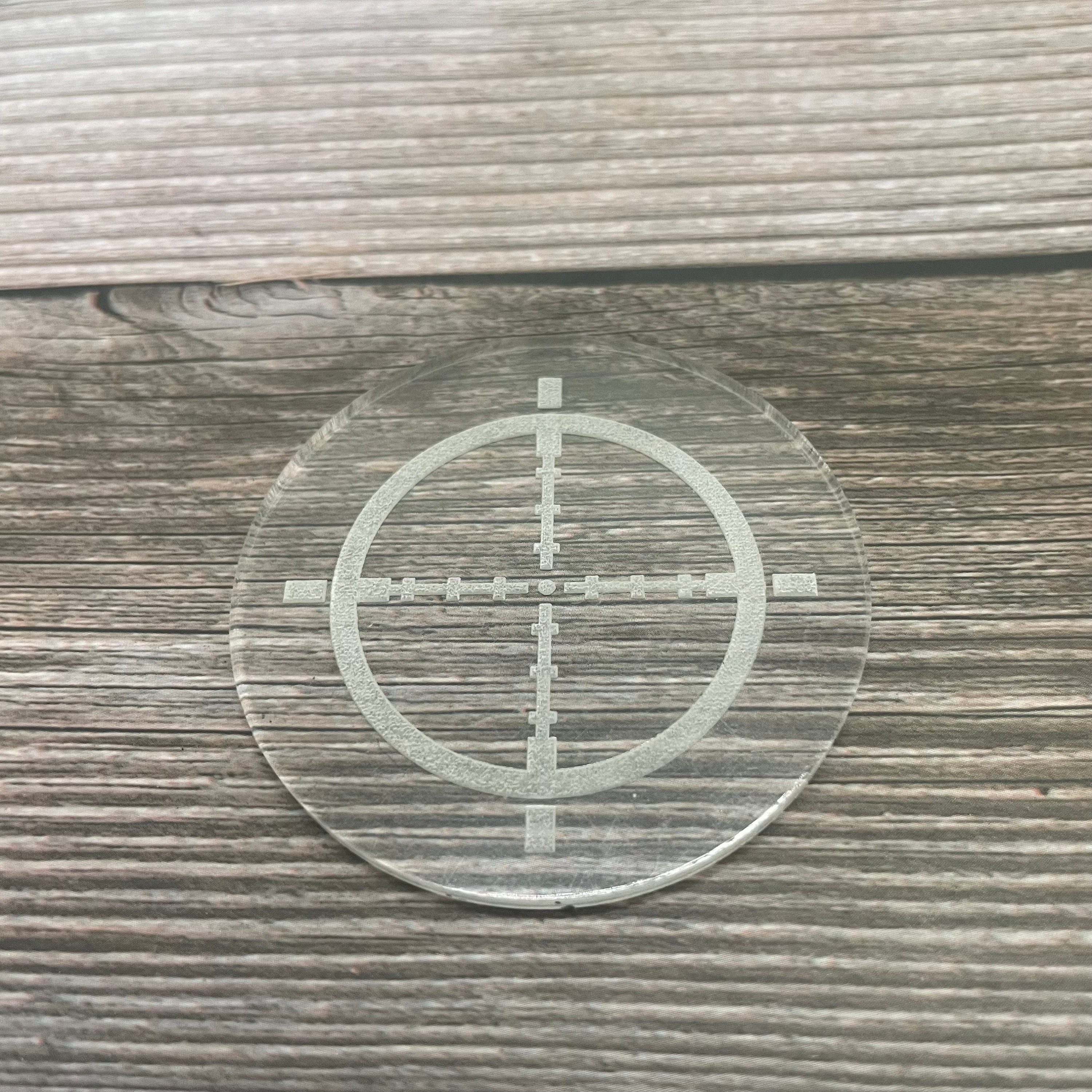 Crosshair Goggle Lens | Steampunk | Goggle Accessory | Decorative ...