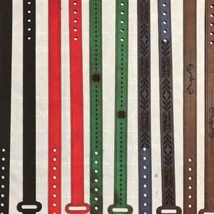 Handmade Plain Leather Arm Garters | Adjustable Sleeve Holder Bands for ...