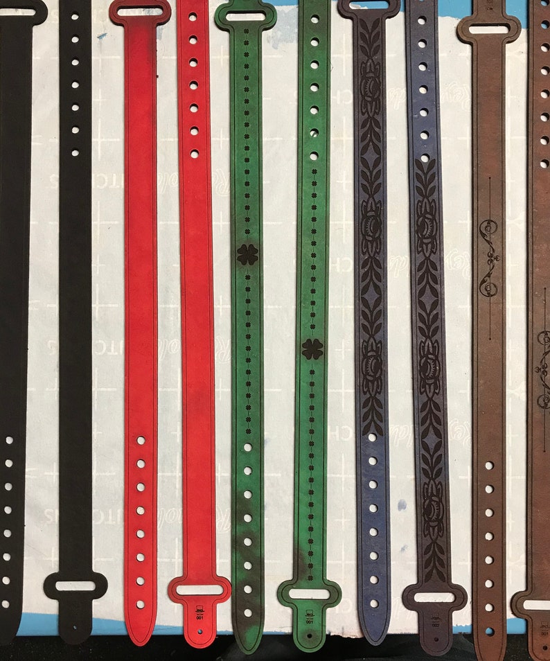 Handmade Plain Leather Arm Garters | Adjustable Sleeve Holder Bands for ...