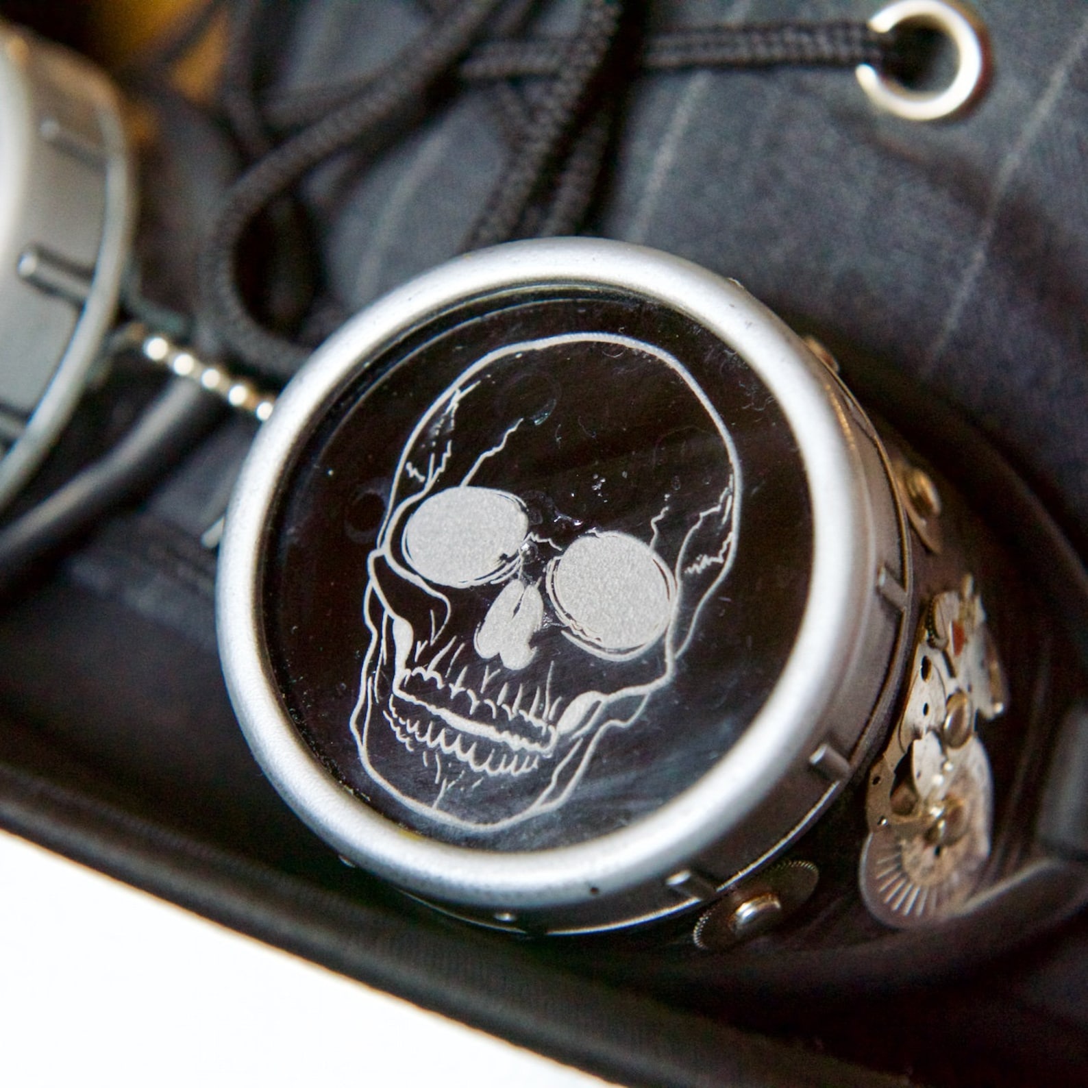 Skull Goggle Lens Steampunk Pirate Goggle Accessory Decorative ...