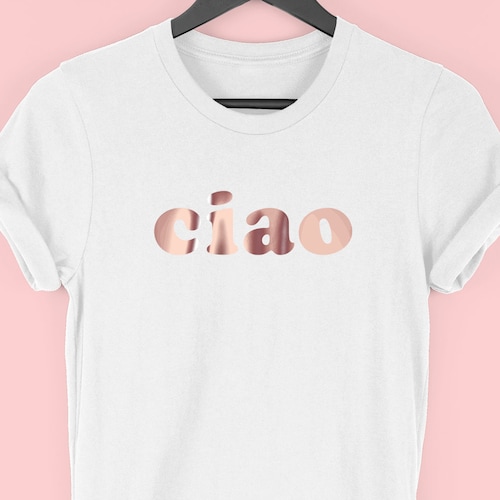 Ciao Shirt Ciao T-shirt Hello Italy Tee Ciao Tshirt - Etsy