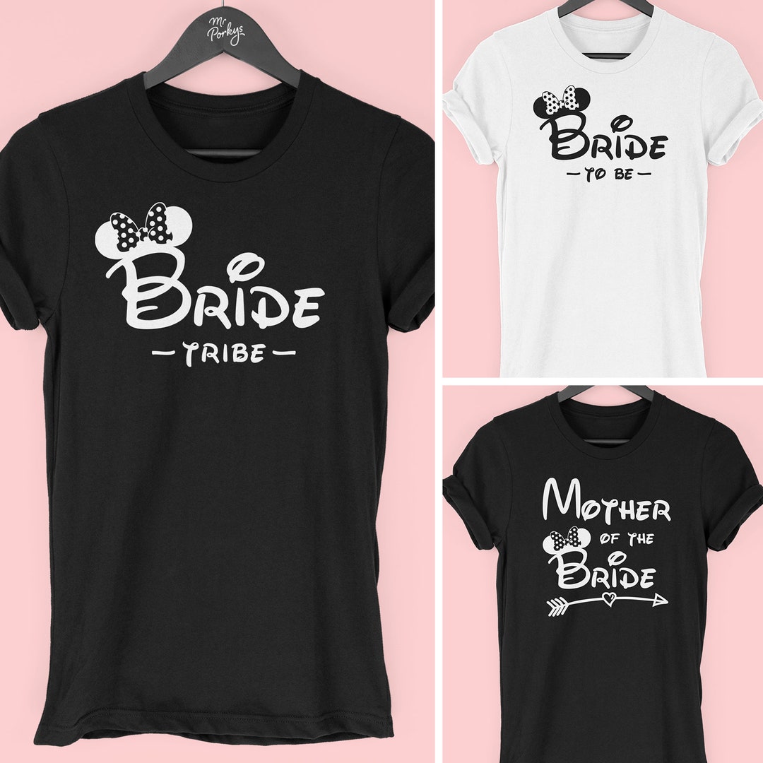 Disney Bride Squad, Hen Party Shirts, Bride & Bridesmaid Disney Hen Do ...