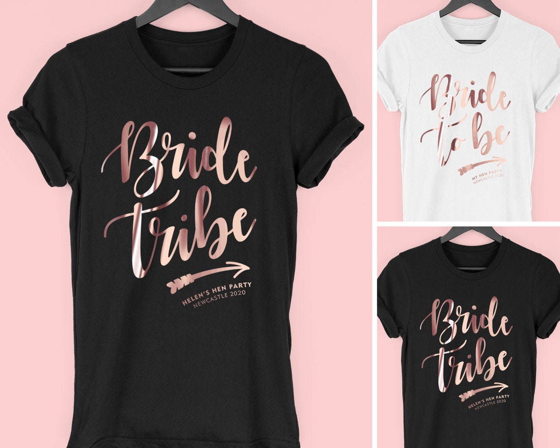 Bride Tribe Hen Party T Shirts Bride To Be Hen Party Tops Etsy Uk