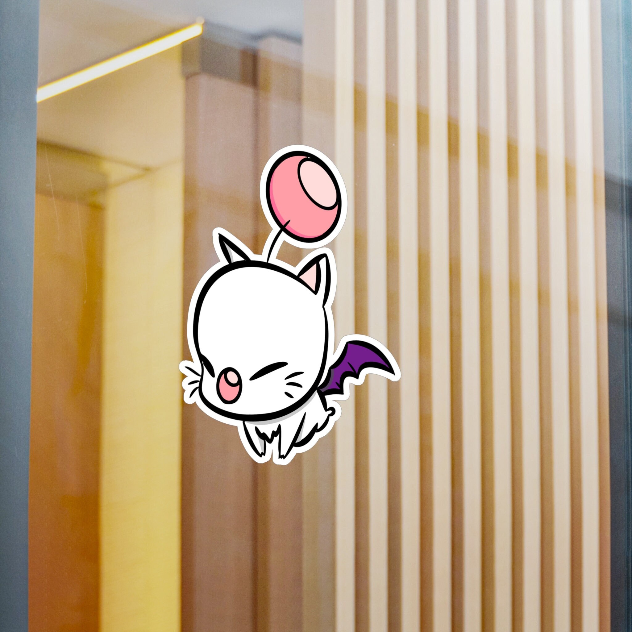 Final Fantasy Themed Moogle Bumper Sticker. Celebrate Your - Etsy