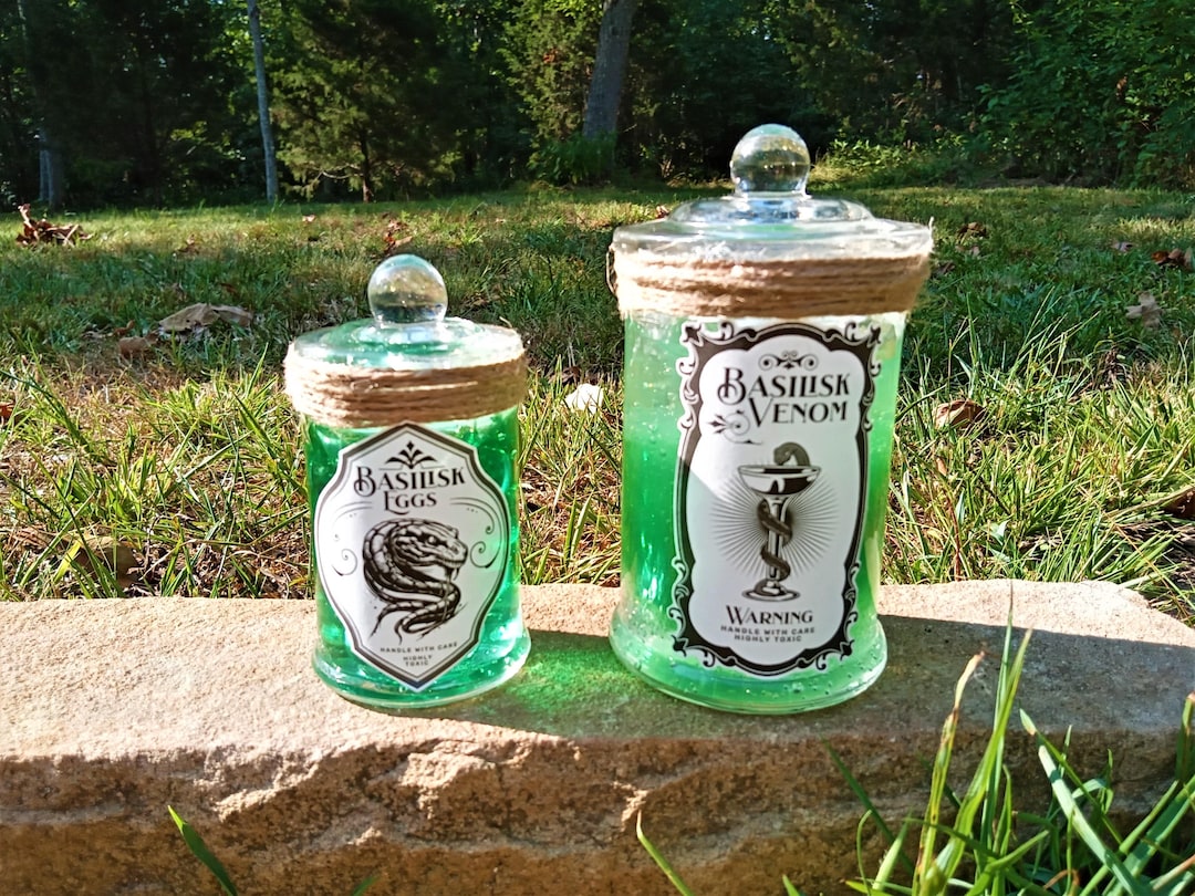 Basilisk Eggs & Basilisk Venom Potions. Fun for Roleplaying, Dnd ...
