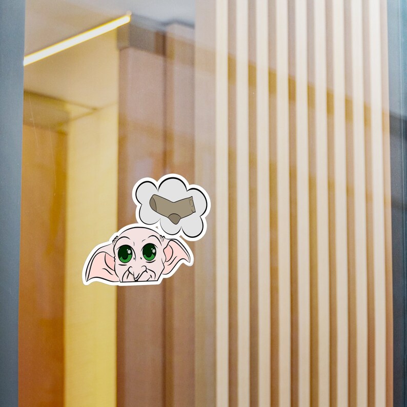 Dobby the House Elf Peeker Sticker. Show off Your Love for the - Etsy