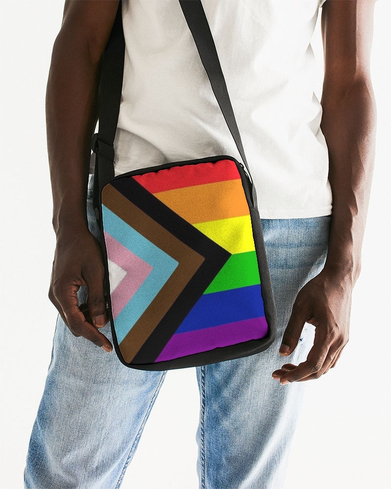 Trans Progressive Pride Messenger Bag - Etsy