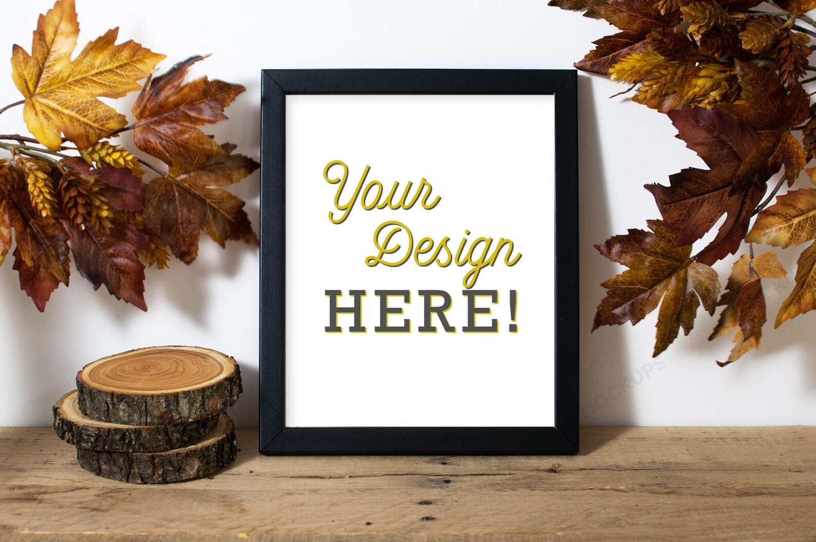 Autumn Mockup Fall Mockup Blank Frame Mockup Digital | Etsy