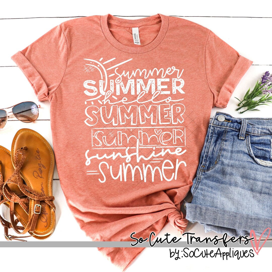 Summer Summer Summer Screen Print Transfer, T-shirt Transfer, --NOT a ...