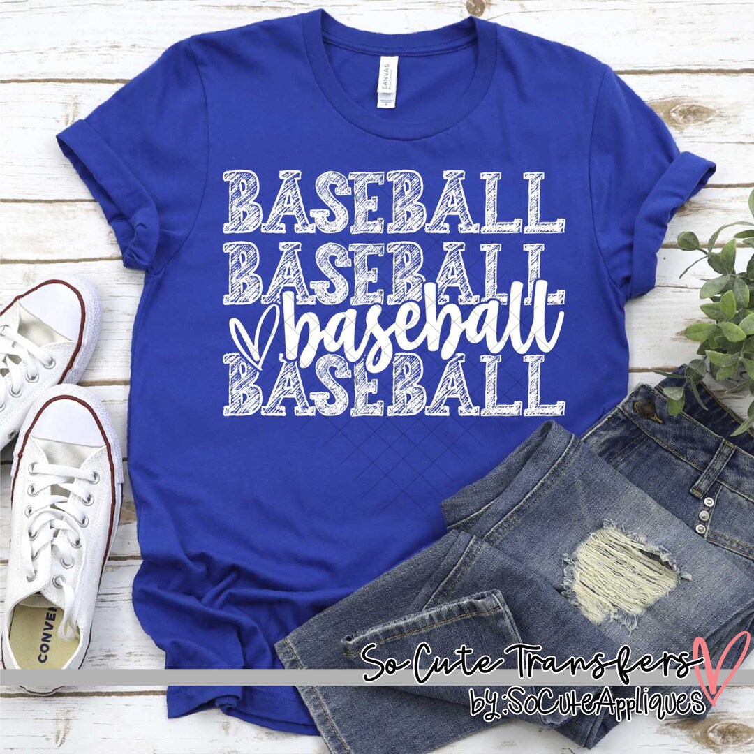 Baseball Baseball Baseball Screen Print Transfer, Baseball Mom, T-shirt ...