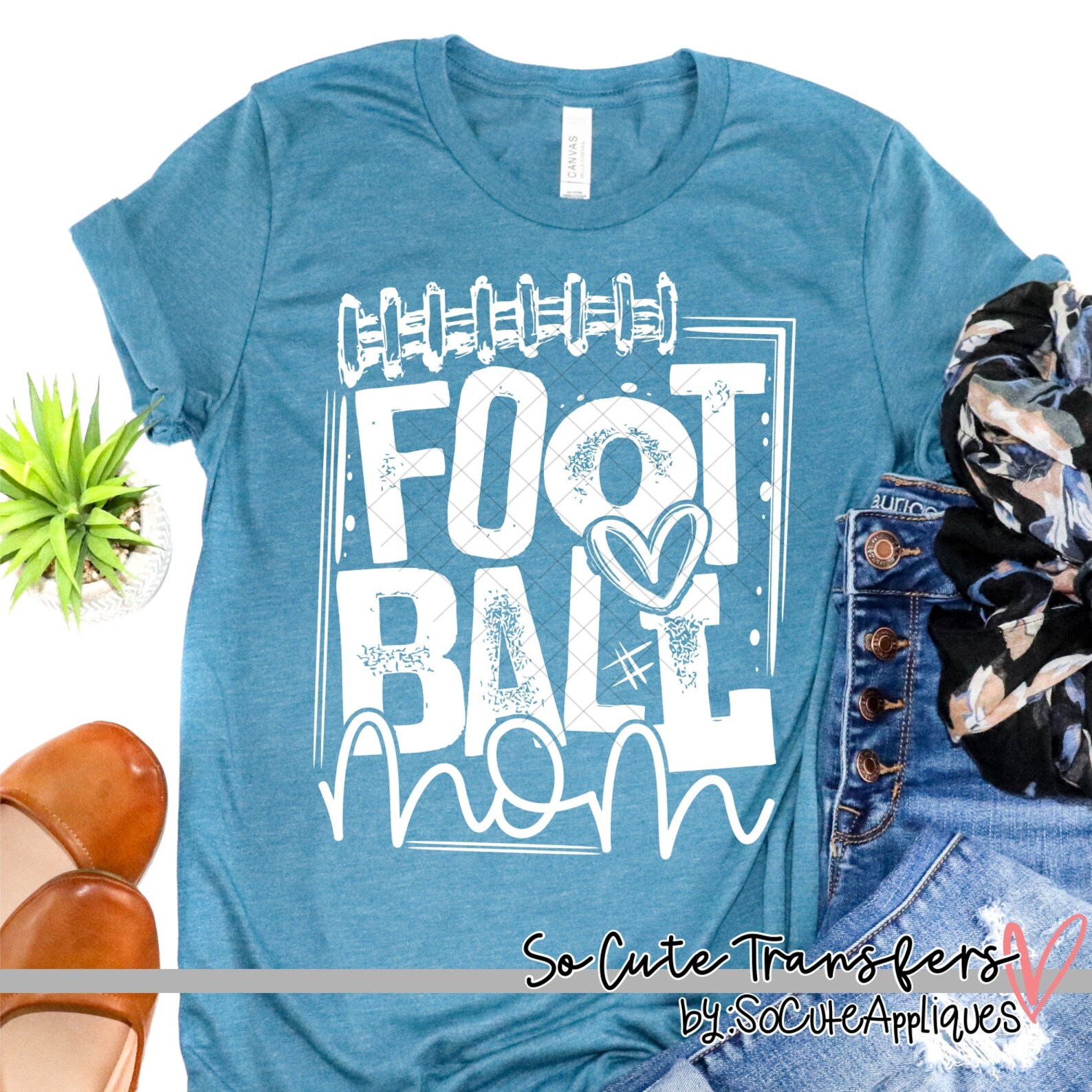 Football Mom Screen Print Transfer WHITE Plastisol Ink | Etsy