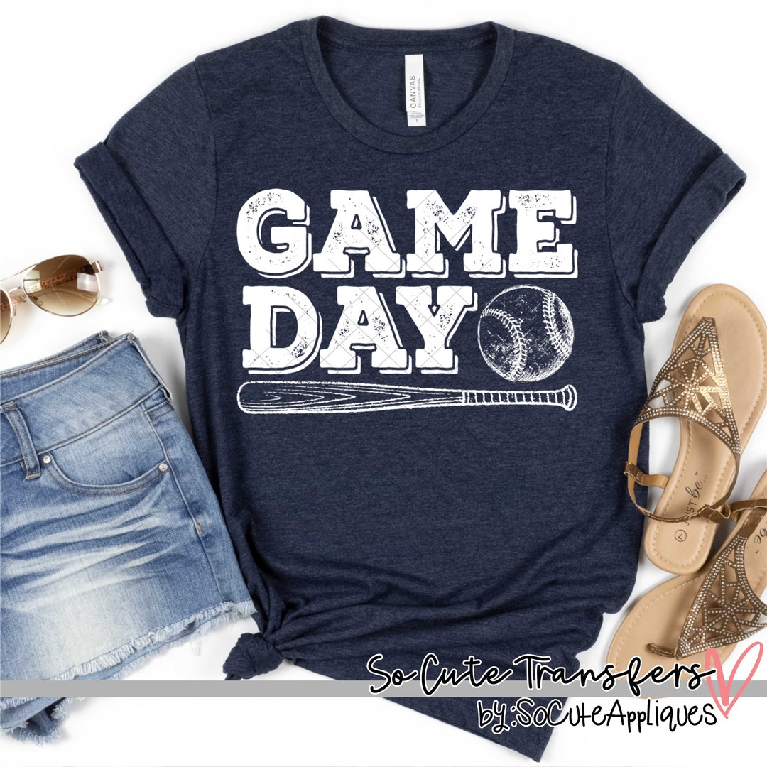 Game Day BASEBALL Screen Print Transfer, T-shirt Transfer--not a ...