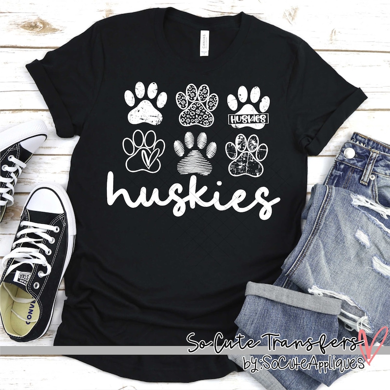 Huskies Paw Print - Etsy