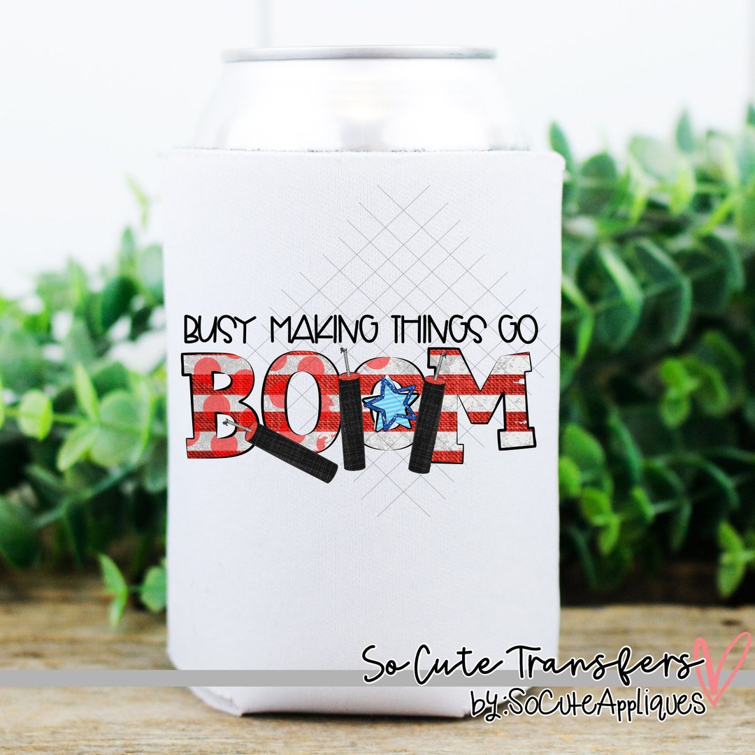 Busy Making Things Go Boom Screen Print Transfer HIGH HEAT - Etsy