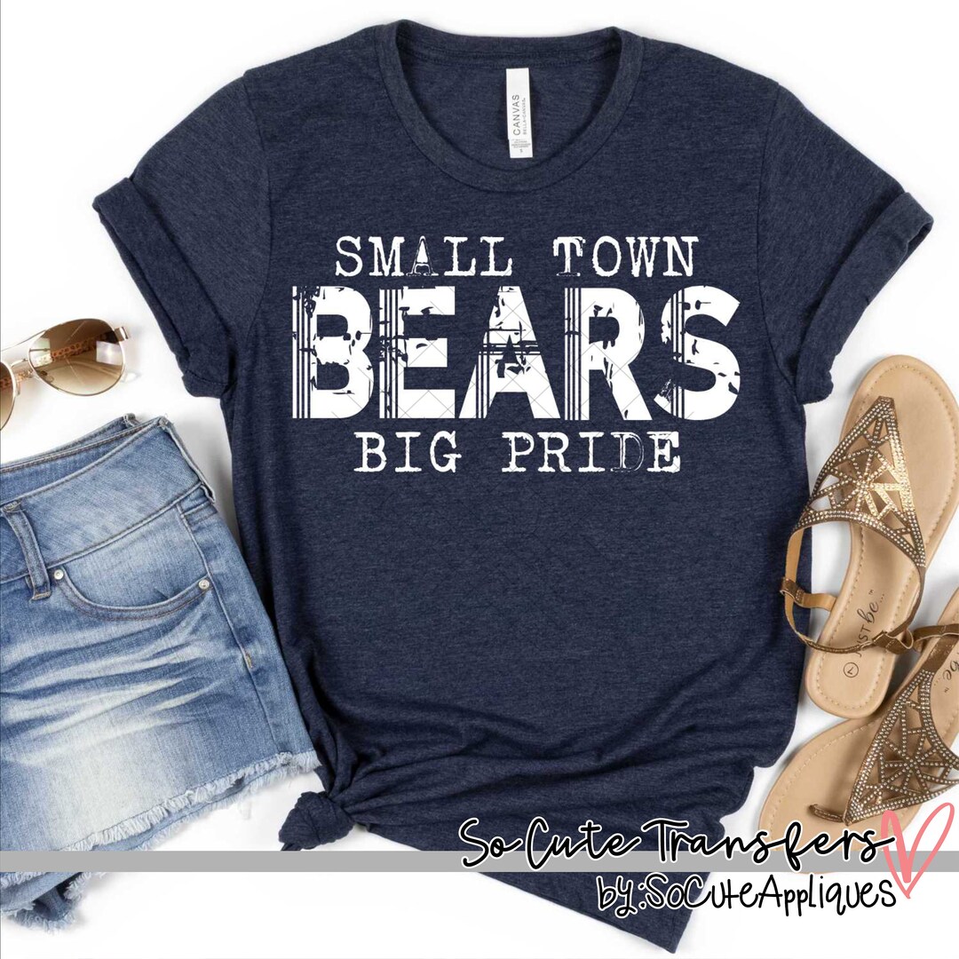 Bears Small Town Big Pride Screen Print Transfer - Etsy