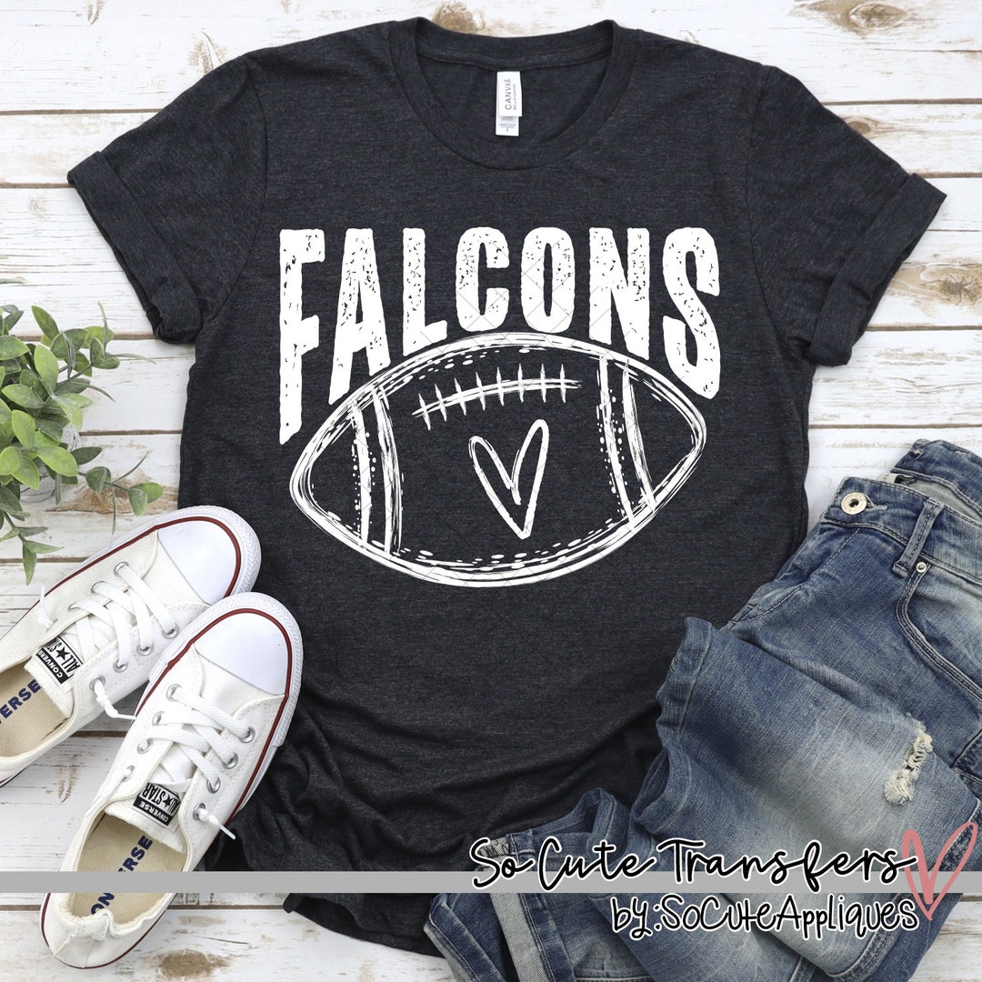 Falcons WHITE Screen Print Transfer, Plastisol Ink Transfer, NOT a ...