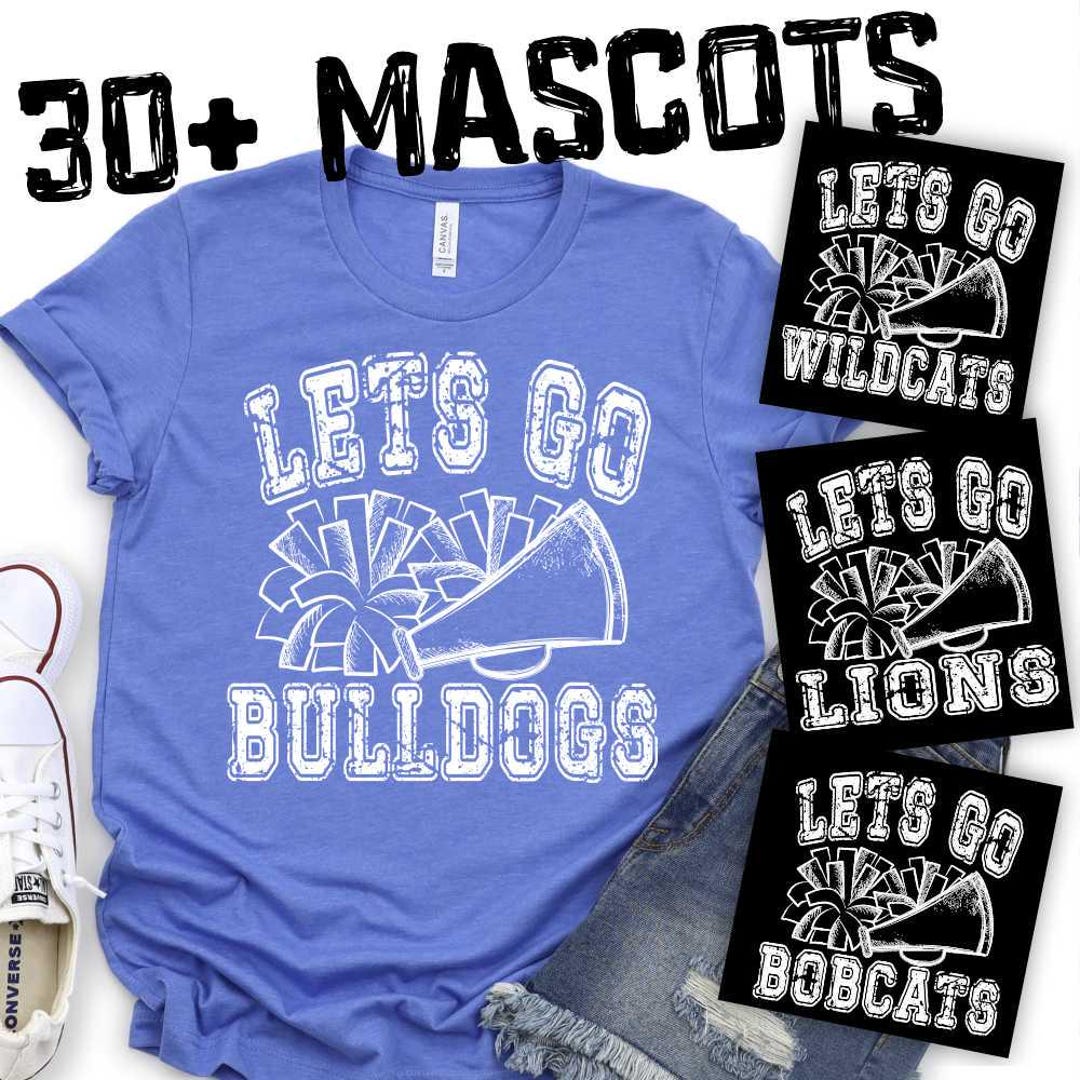 Mascot Transfer, Cheer, T-shirt Transfer, Football Transfer, Spirit ...