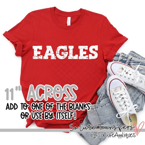 Eagles BLOCK Screen Print Transfer WHITE Plastisol Inknot - Etsy