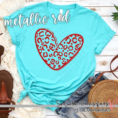 Red Heart of Hearts Screen Print Transfer Plastisol Ink - Etsy