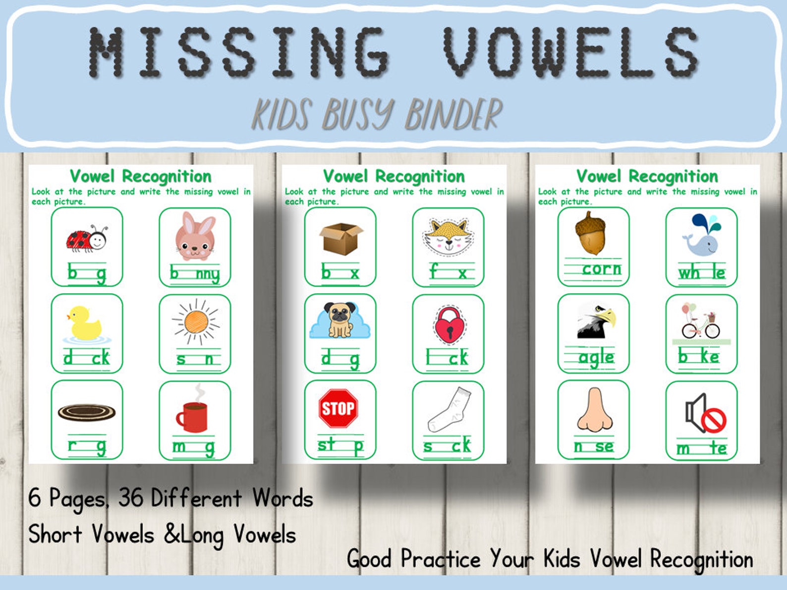 Learning Vowels, Vowel Sounds, Preschool Kindergarten Learning ...