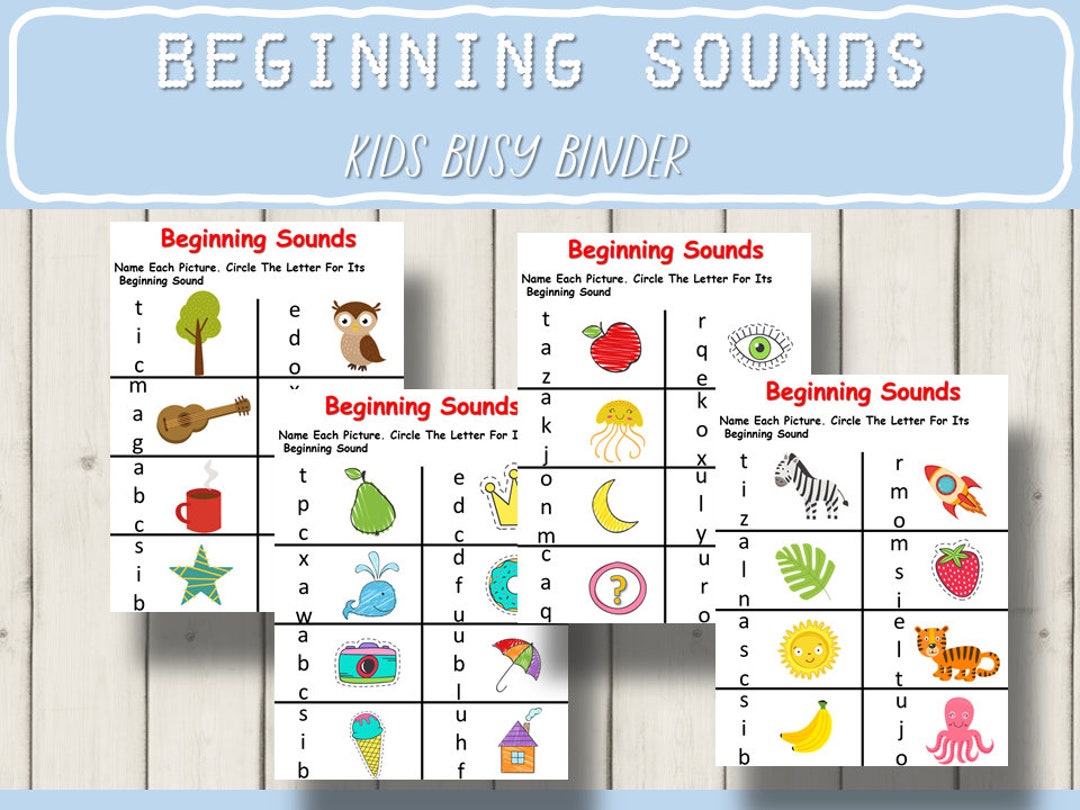 Beginning Sounds, Phonics,kindergarten Learning Phonics, Printable CVC ...