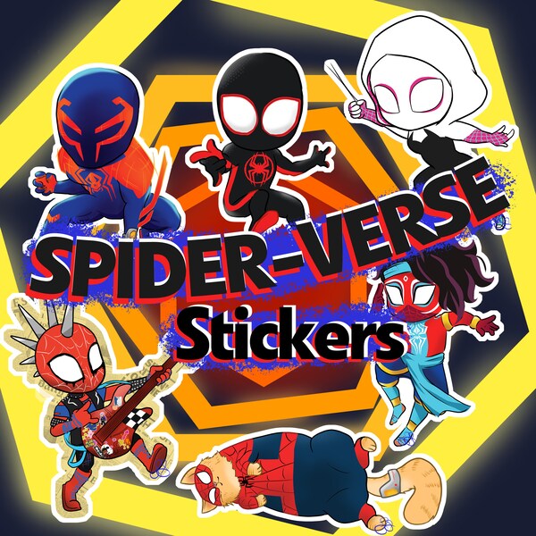 Spider Punk Sticker - Etsy